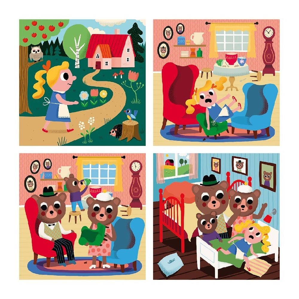 Goldilocks Wooden Puzzle by Ingela P. Arrhenius – Boutique LeoLudo