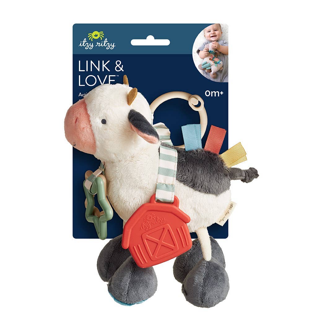Baby Sensory Activity Plush Toy – Itzy Friends Link & Love™ Cow ...